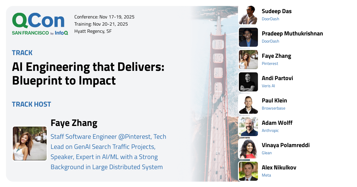 QCon San Francisco 2025 | AI Engineering that Delivers: Blueprint to Impact