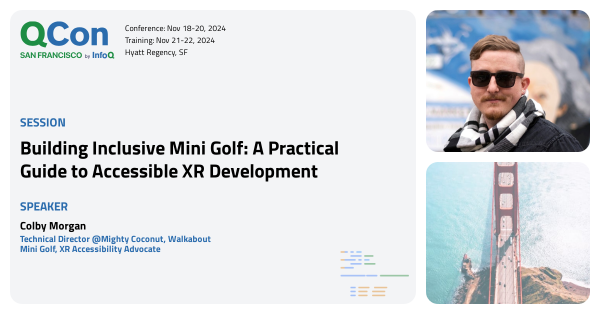 QCon San Francisco 2024 | Building Inclusive Mini Golf: A Practical ...