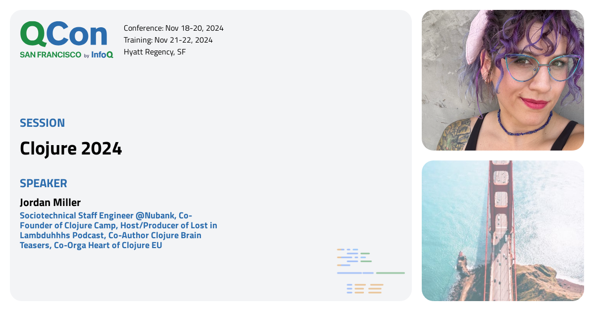 QCon San Francisco 2024 | Clojure 2024