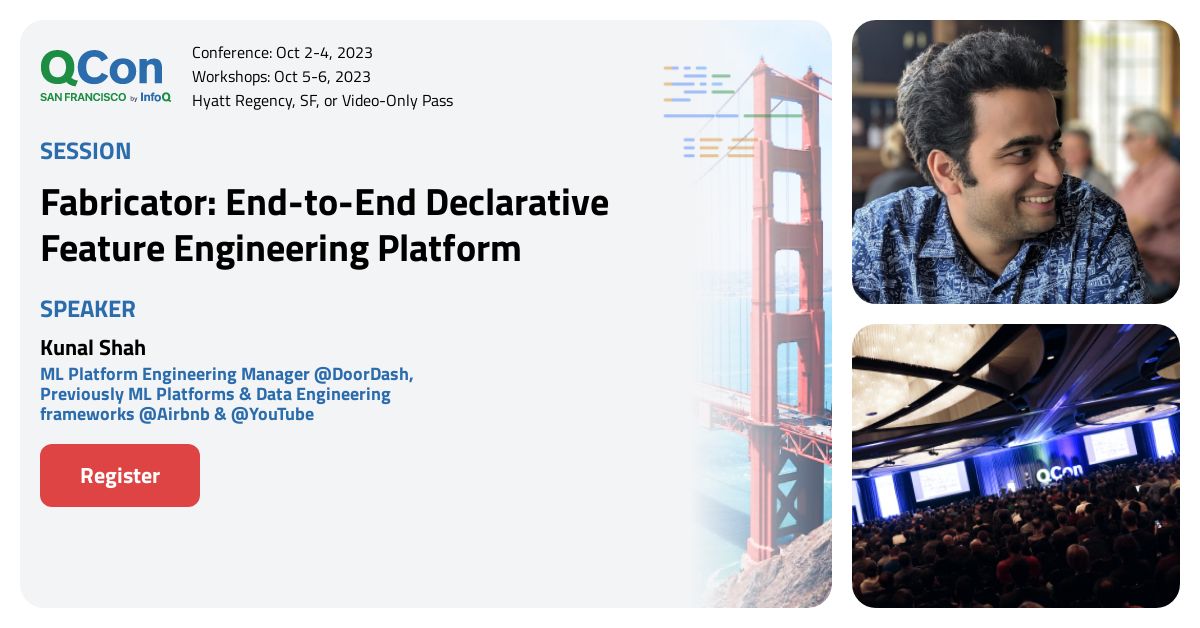 QCon San Francisco 2022 | Fabricator: End-to-End Declarative Feature Engineering Platform