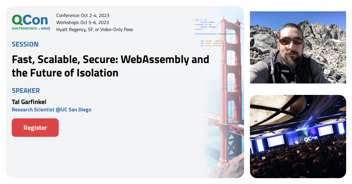 QCon San Francisco 2023 | Fast, Scalable, Secure: WebAssembly and the ... QCon San Francisco 2023 | Fast, Scalable, Secure: WebAssembly and the ...