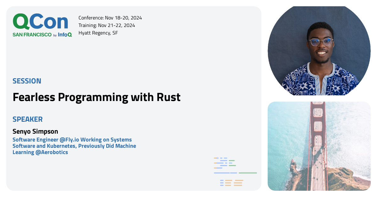 QCon San Francisco 2024 | Fearless Programming with Rust
