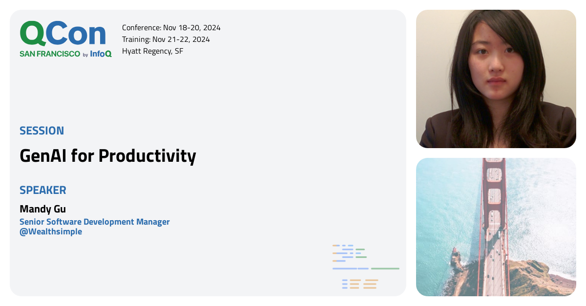 QCon San Francisco 2024 | GenAI for Productivity