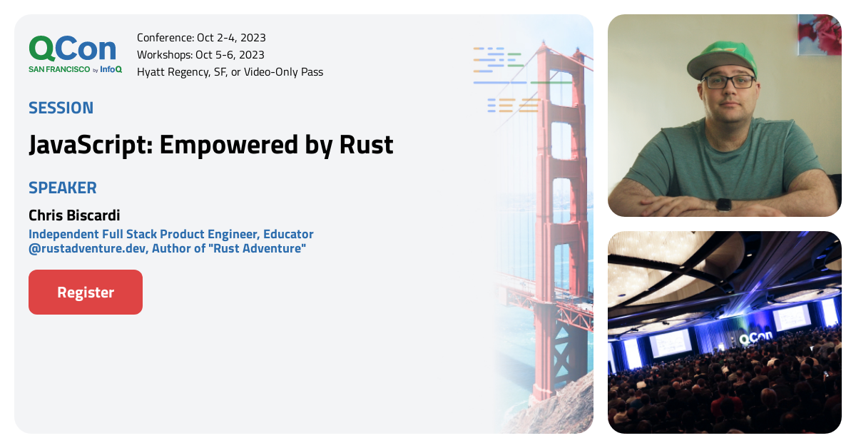 QCon San Francisco 2023 | JavaScript: Empowered by Rust